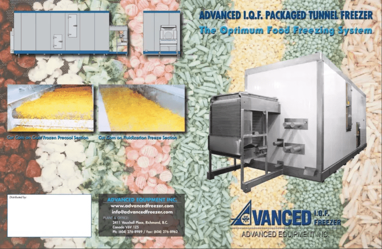 Brochure Downloads Advanced Spiral, Tunnel Freezer Manufacturer