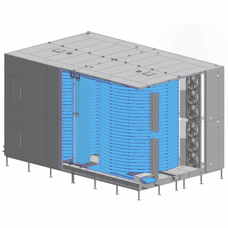 Twin Double Drum Spiral Freezer Advanced Spiral, Tunnel Freezer ...